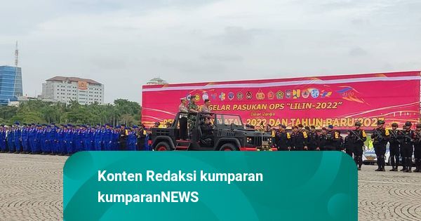 Kapolri dan Panglima TNI Pimpin Apel Gelar Pasukan Operasi Lilin 2022 | kumparan.com